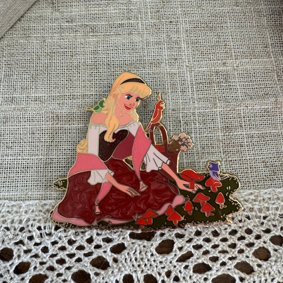Disney | Art | Disney Aurora Sleeping Beauty Jumbo Fantasy Pin | Poshmark